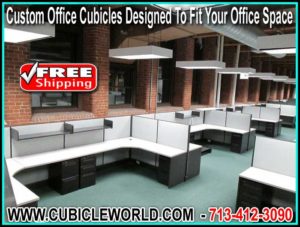 Custom Office Cubicles Designed to Fit Your Office Space - FREE Shipping