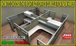How To Determine The Right Size Office Cubicle For A New Employee